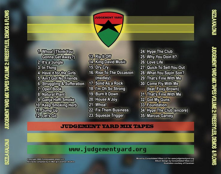 Sizzla Kalonji - Judgement Yard Mixtapes Volume 2: Freestyles, Demos