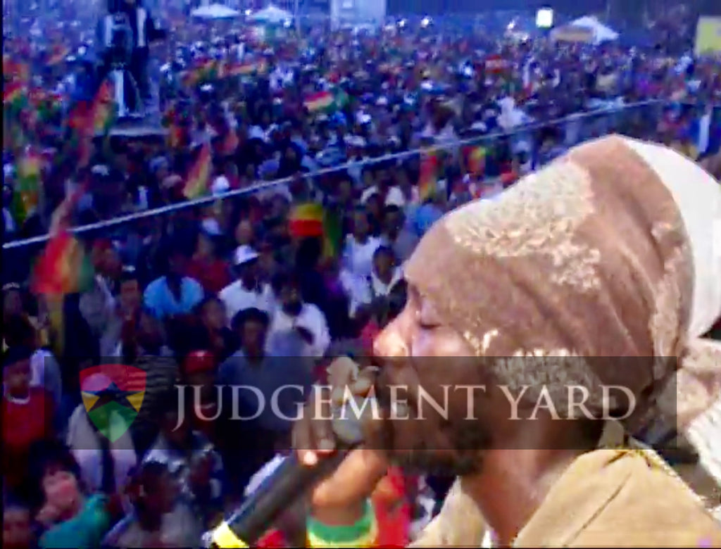 Sizzla & Judgement Yard $torm Stage During Capleton $et @ Rebel Salute